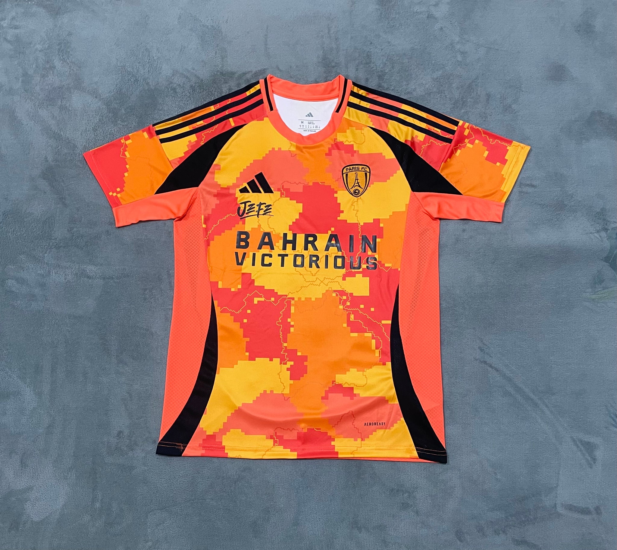 Maillot Ninho JEFE x Paris FC 2025 – Édition Limitée Orange Officielle